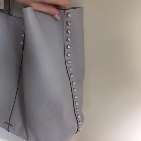 Rebecca Minkoff | Bags | Rebecca Minoff Studded Leather Tassel Tote ...